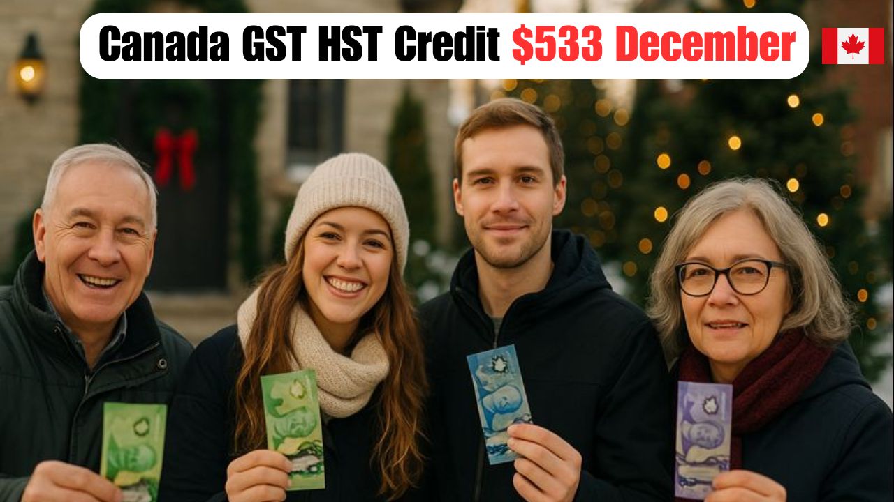 Canada GST/HST Credit Up to $533 Scheduled for Dec 18, 2025 — CRA ...