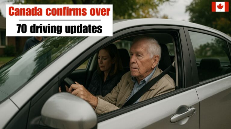 Canada Confirms Senior Driving Road Rule Start 15 December 2025 Over 70 ...