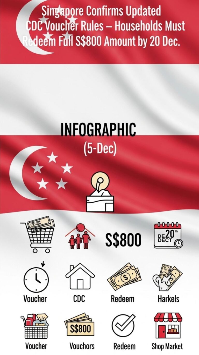 Singapore Confirms Updated CDC Voucher Rules — Households Must Redeem ...